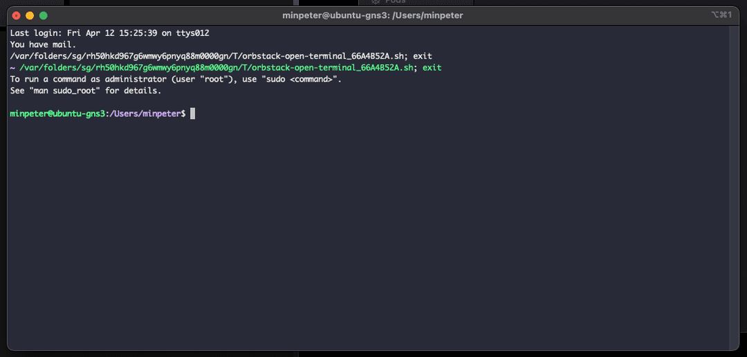 Running GNS3 with Docker