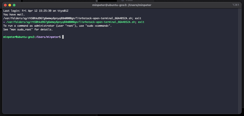 Running GNS3 with Docker