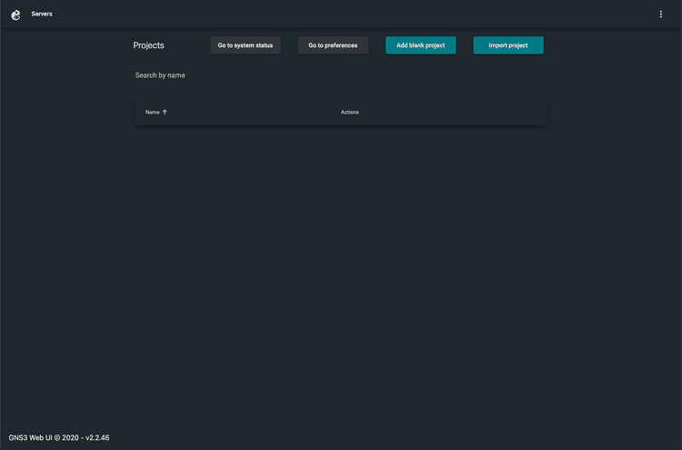 Running GNS3 with Docker