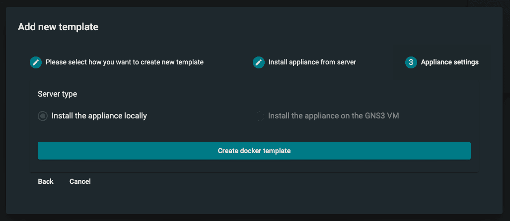 Running GNS3 with Docker