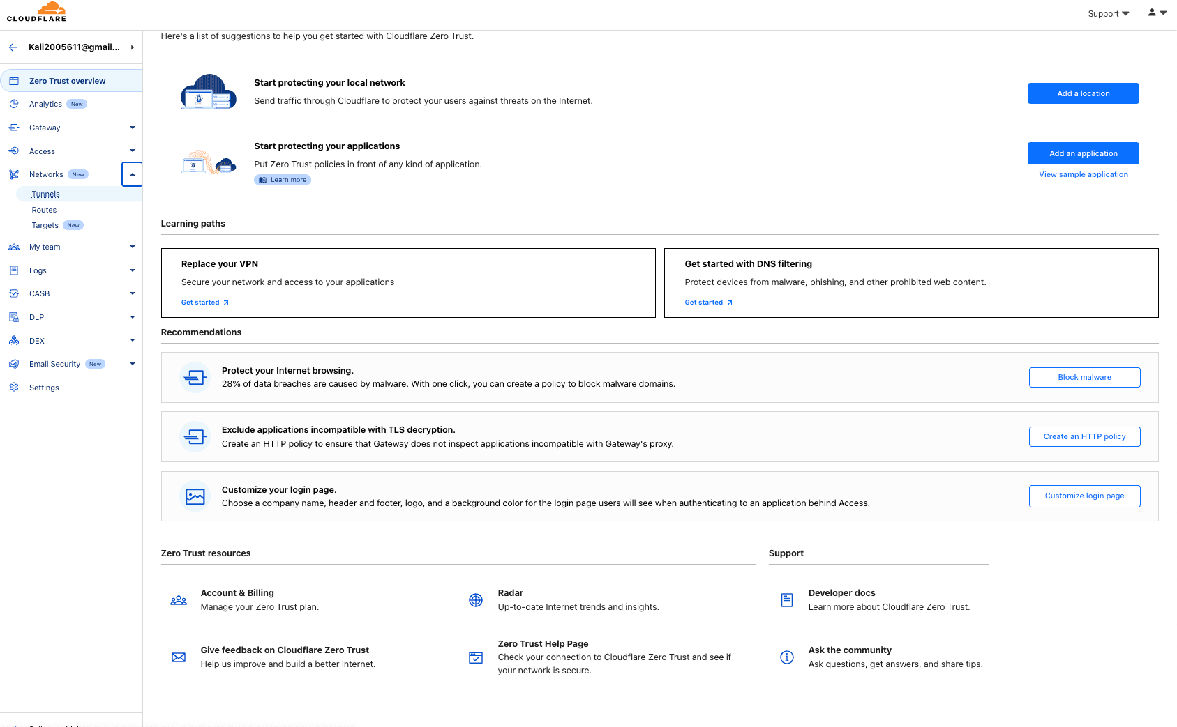 Traefik with Cloudflare Tunnel